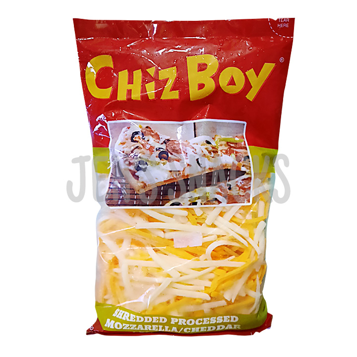 Chiz Boy Chizboy Shredded Processed Mozzarella Cheddar Cheese 350 grams ...