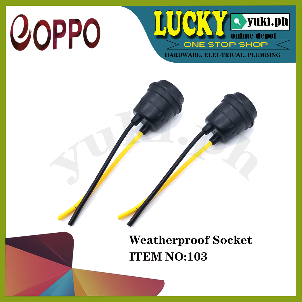 EOPPO 103 E27 WeatherProof Socket | Lazada PH