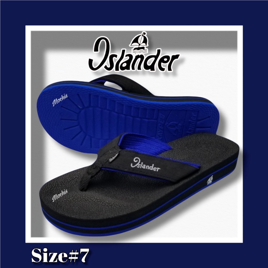 Islander 'BlackBlue' Men's 100 Authentic and Original slippers (Makapal ...
