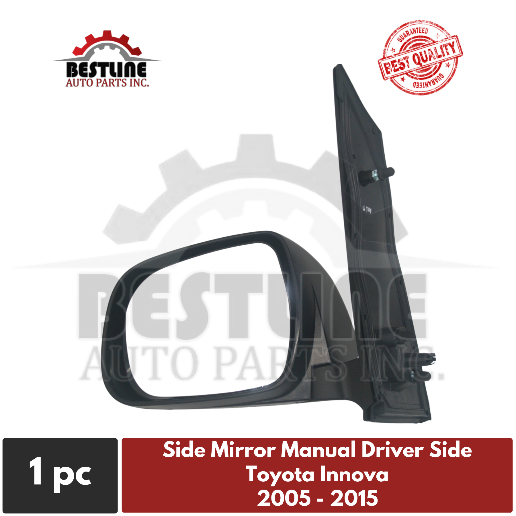 Side Mirror Assembly Manual Driver Side (Left Side) for Toyota Innova ...
