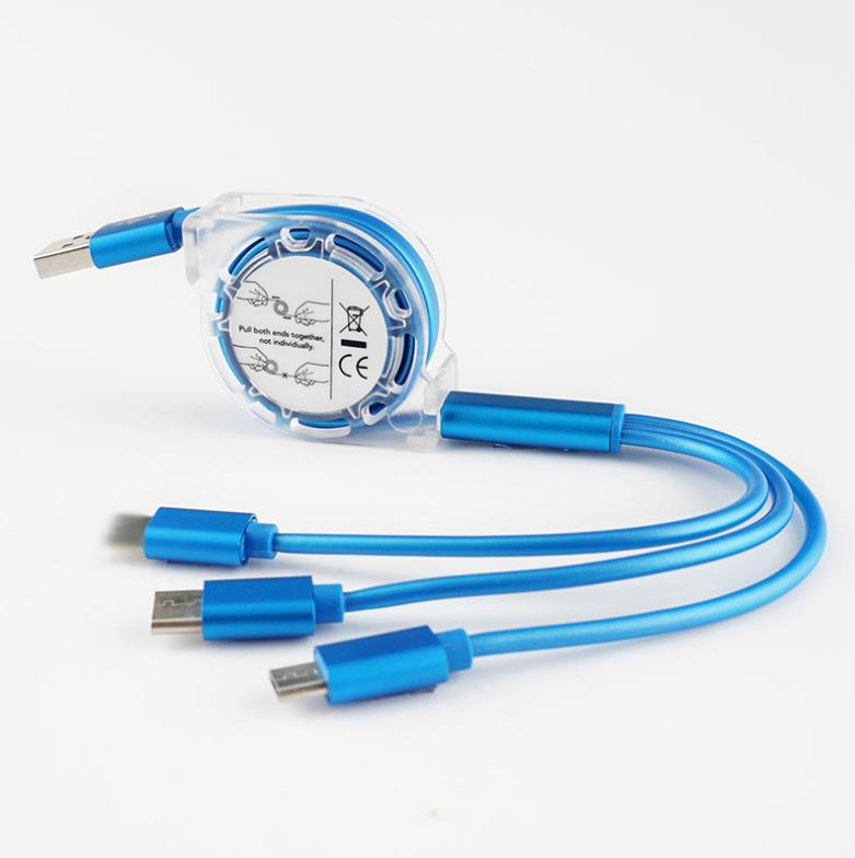 Charger 3 in 1 set fast charger USB Charger Extra Long Cable for Phone ...
