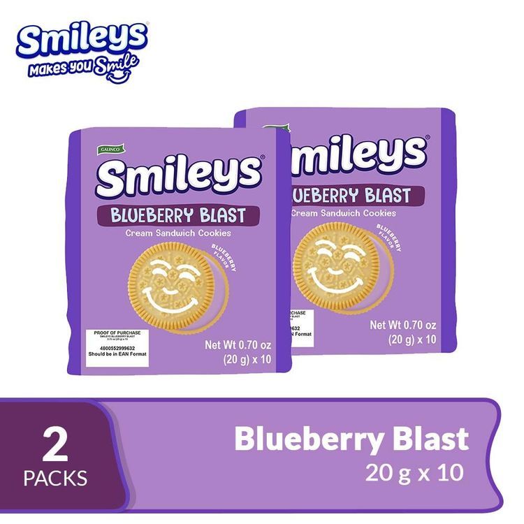 Smileys Blueberry 20g x 10 (2 Packs) | Lazada PH