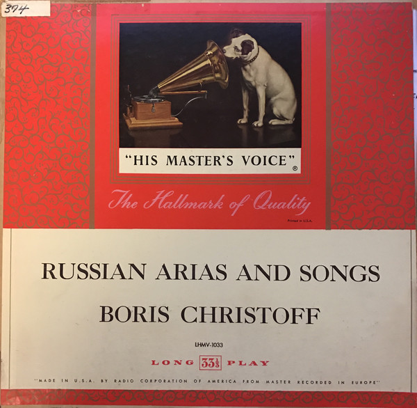 Boris Christoff, Philharmonia Orchestra, Issay Dobrowen, Wilhelm ...