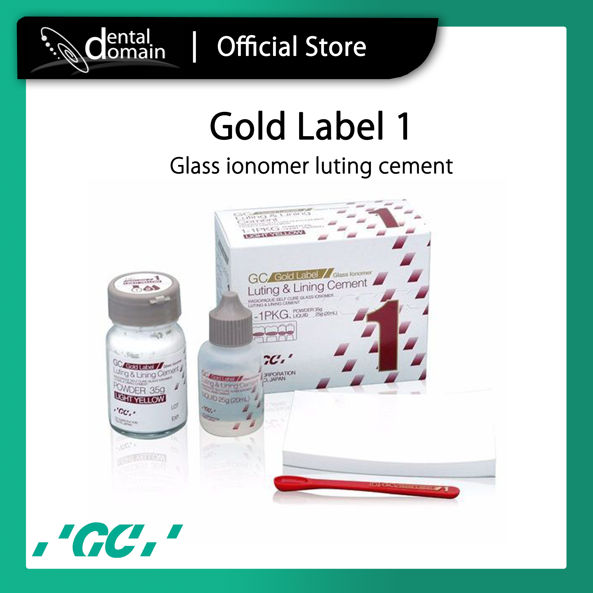 GC Gold Label 1 luting cement #Dental Domain Corporation #GC | Lazada PH