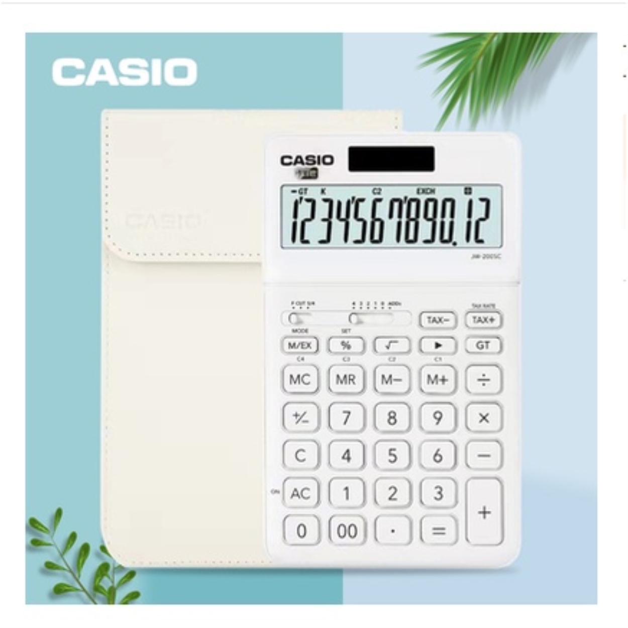 casio calculator Jw200sc Stylish Desktop Calculator In with Free Case ...