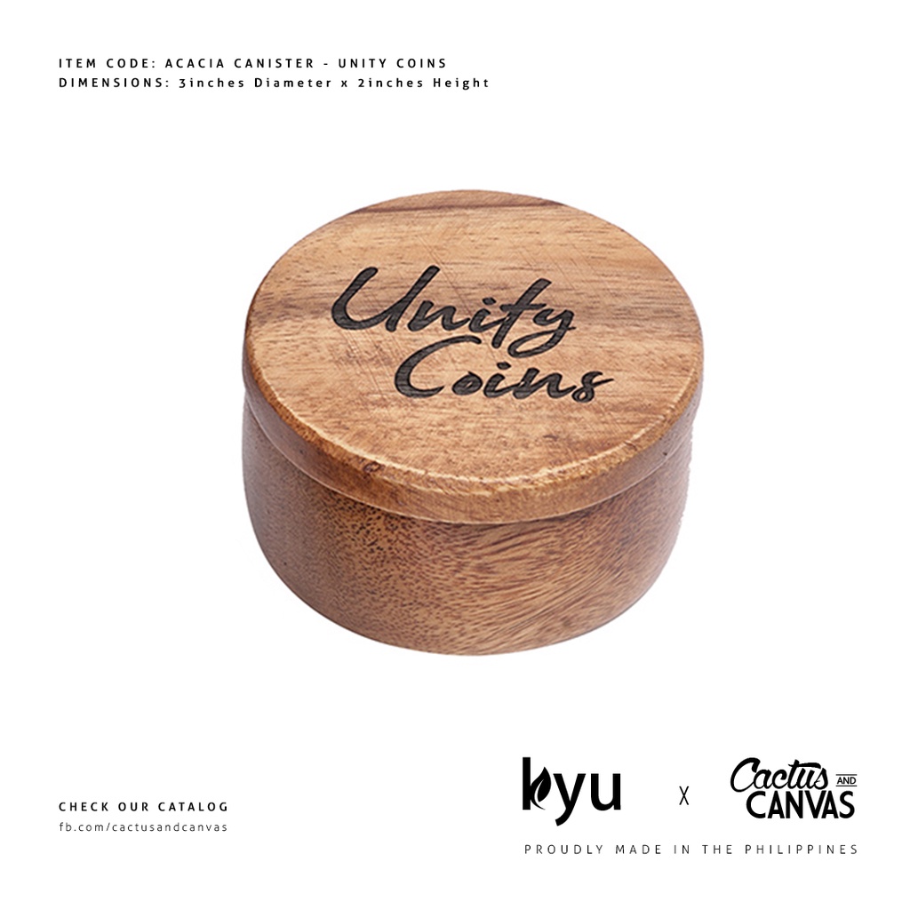 Wedding Ring Arrhae Box Canister Acacia Wood | Lazada PH