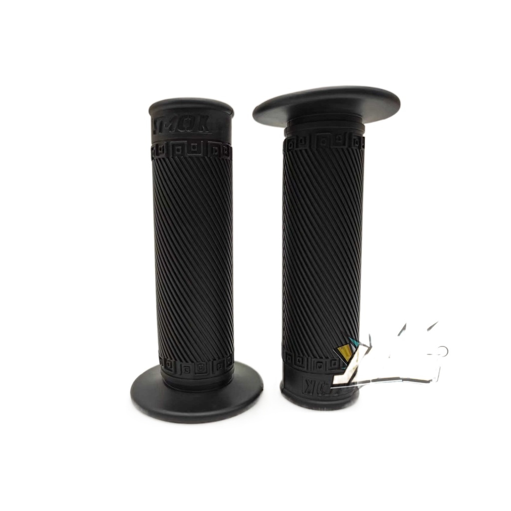SMOK RUBBER HANDLE GRIP WITH BAR END FREE KEYCHAIN FOR MOTOR UNIVERSAL ...