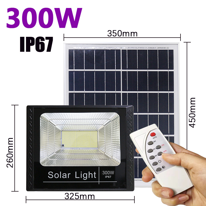 Rich Solar flood light 300W Solar light outdoor waterproof garden Spot ...