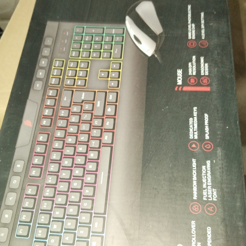 INPLAY 4-in-1 RGB Gaming Combo Keyboard&Mouse&Headset&Mouse Pad for PC ...