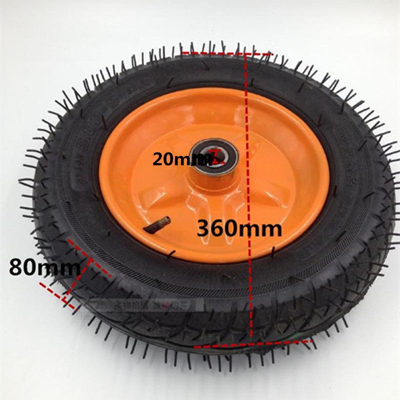 14 inch Wheels rubber Tires 300 8 Reinforced Pneumatic Casters trolley 14 inch Wheels rubber Tires 300 8 Reinforced Pneumatic Casters trolley