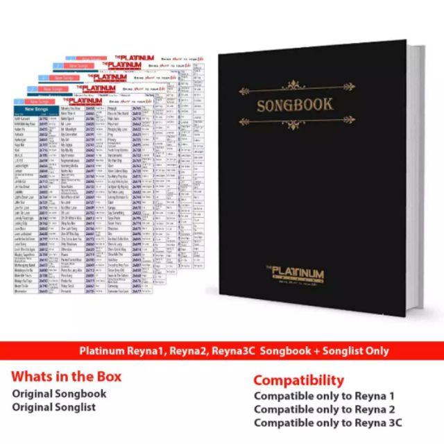 The Platinum Songbook with Update Full Songlist(ORIGINAL) | Lazada PH