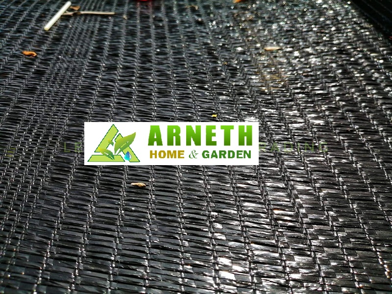 GARDEN SHADE NET BLACK (90% SHADING) STRAW TYPE 1 ROLL (6FT X 50 METERS ...