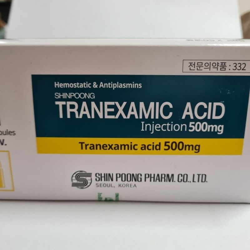 Tranexamic Acid not Traminex KFDA approve 500mg for IVDrip | Lazada PH