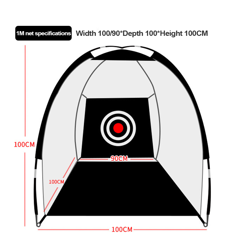 Folding Golf 1M/2M/3M Training Net Golf Hitting Cage Practice Training ...