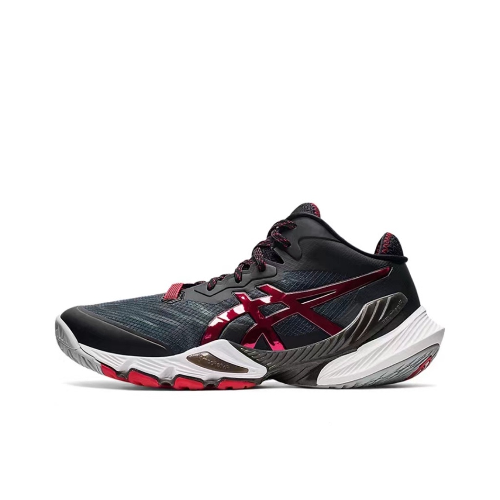overload ASICS METARISE Black Red Men's Professional Volleyball Shoe ...