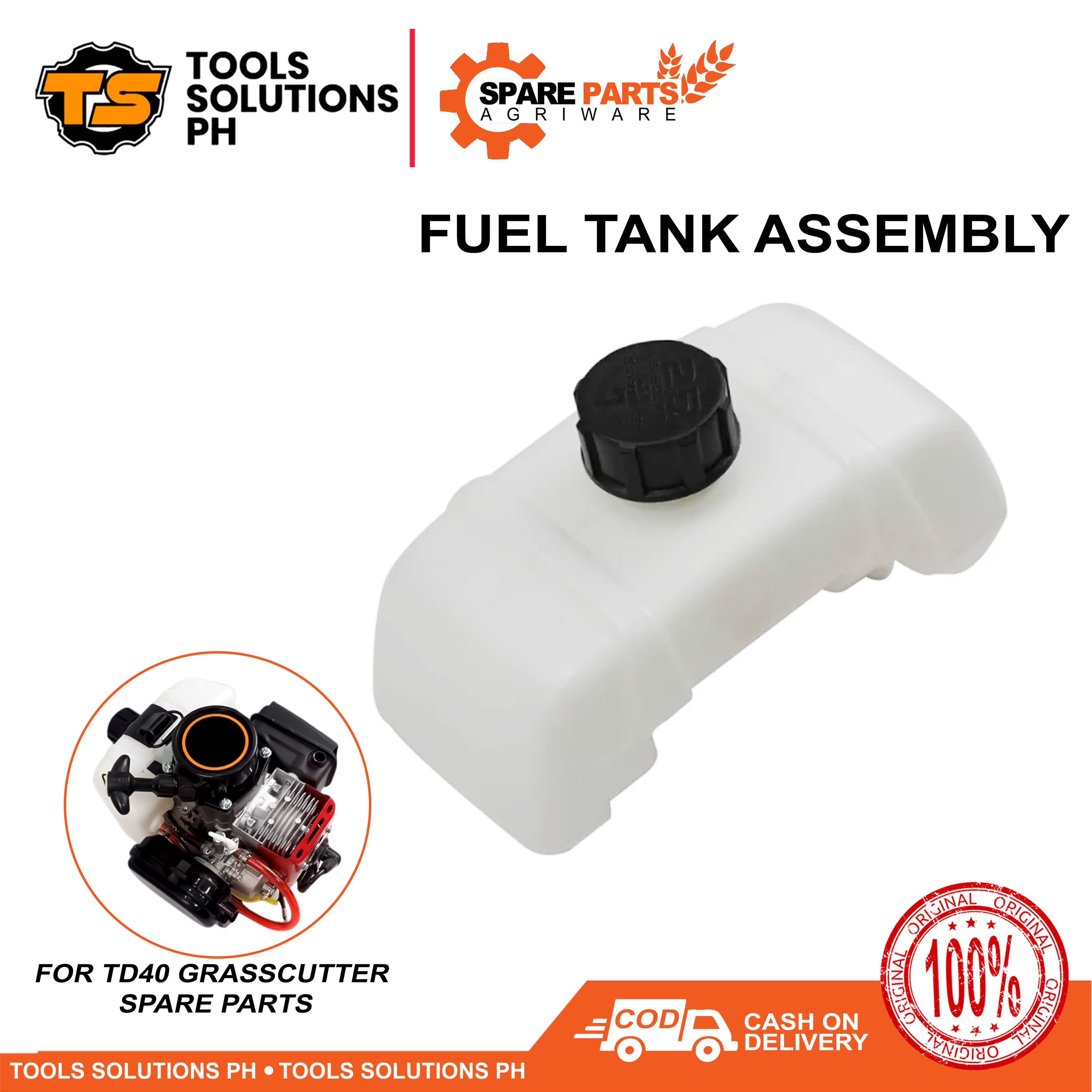 Fuel Tank Assembly [850mL] for TD40 FD40 (40.2cc) 2 Stroke Grass Cutter ...