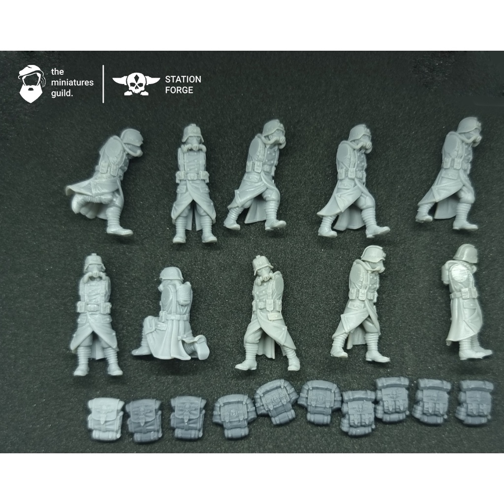 Station Forge - Grim Guard - Infantry - 3D Printed Miniatures | Lazada PH
