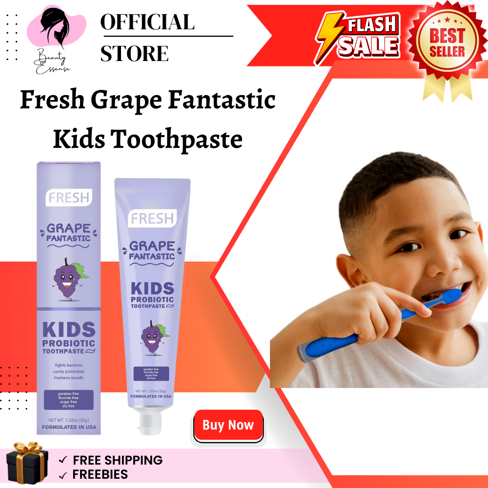 BEAUTY ESSENCE FRESH GRAPE FANTASTIC KIDS PROBIOTIC TOOTHPASTE 35G ...