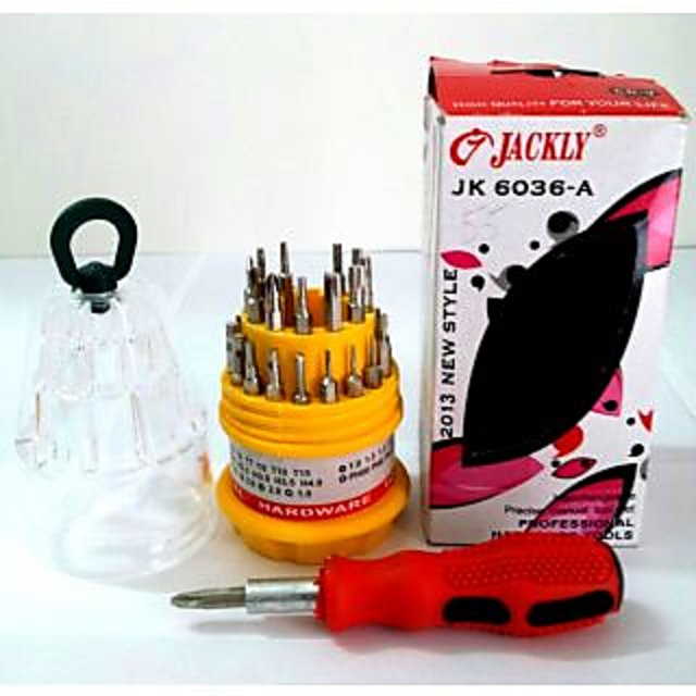JACKYY JK 6036-A 31 in 1 Magnetic Screwdriver Set | Lazada PH