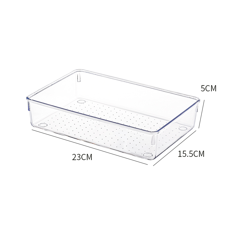 Japanese-Style Drawer Storage Compartment Transparent Plastic ...