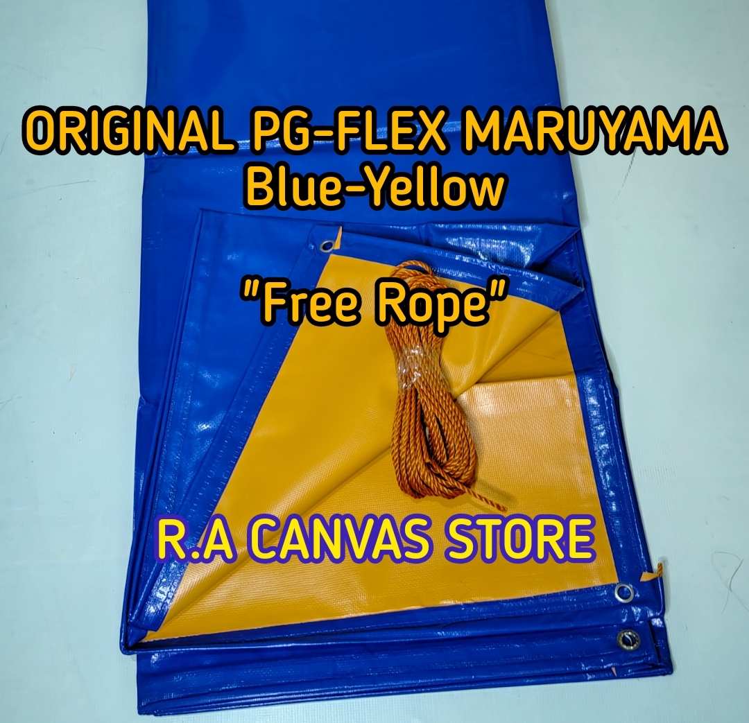 10ft x 18ft MARUYAMA PG FLEX S400 PVC WaterProof & HeatProof Tarpaulin ...