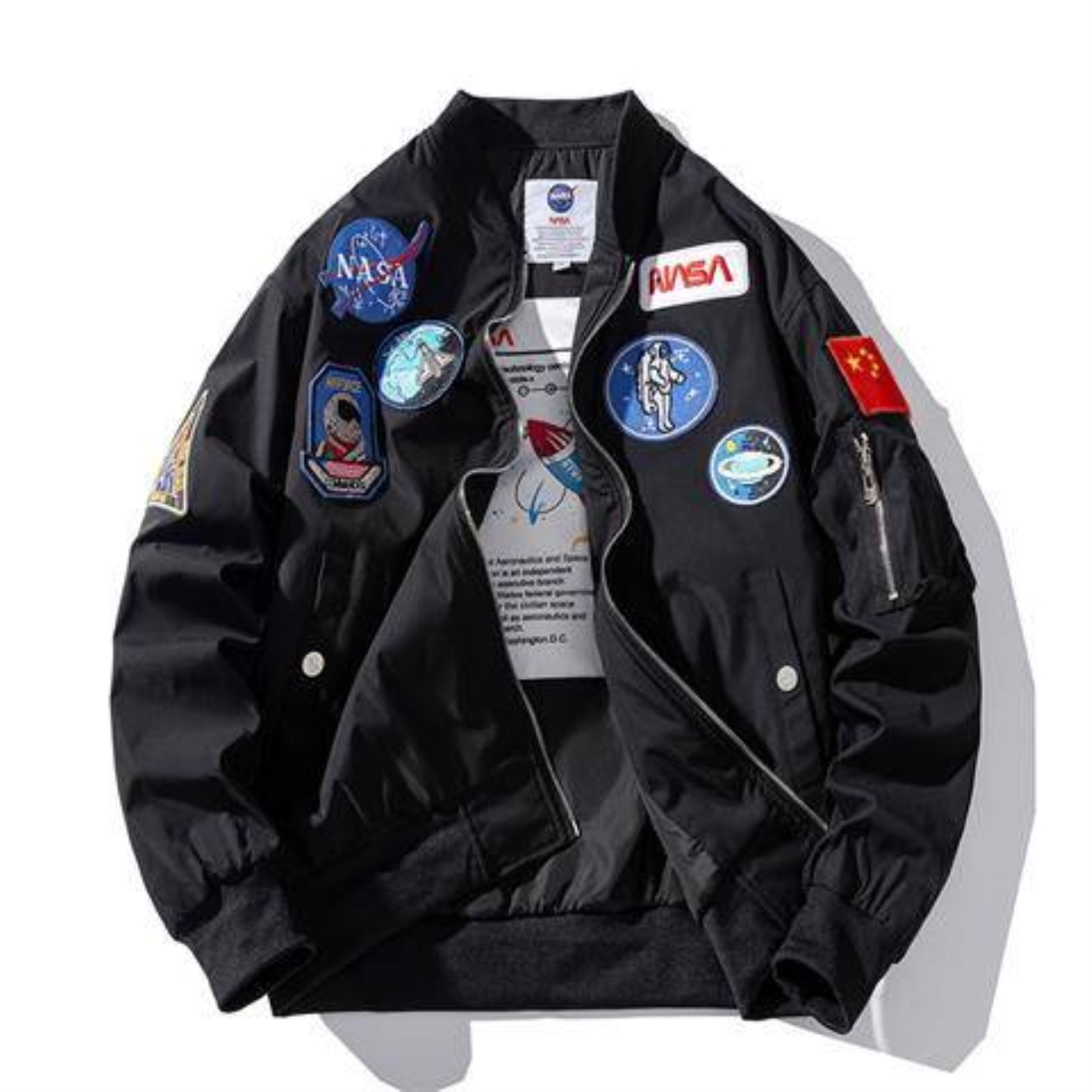 卍 varsity baseball bomber jacket for NASA Astronaut Joint Male Couple ...