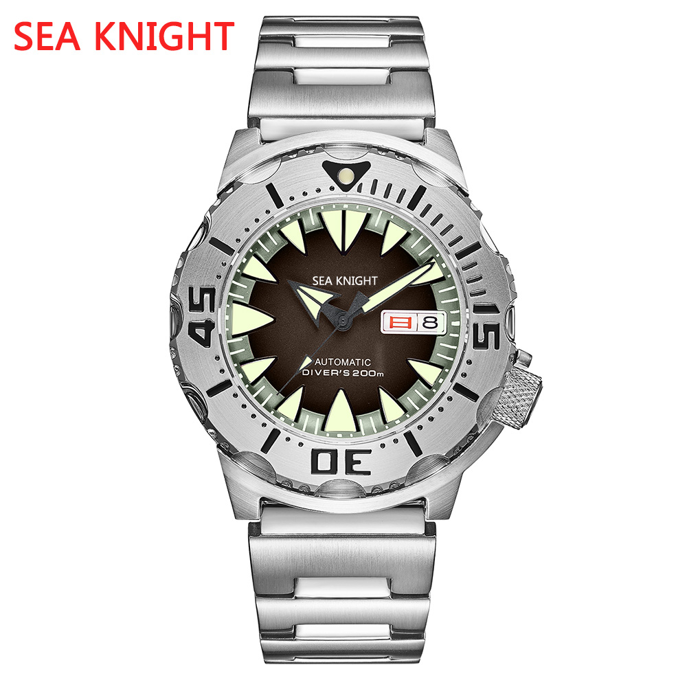 Sea knight Monster Automatic Watch Men NH36A Men's Mechanical Watches ...