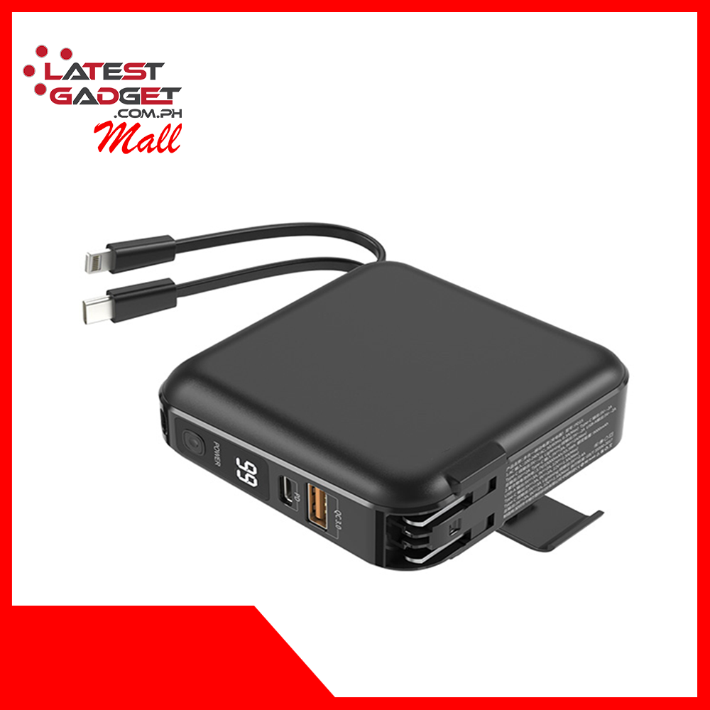 Optimus PD15 Wall Charger With 15000Mah Powerbank - Black | Lazada PH