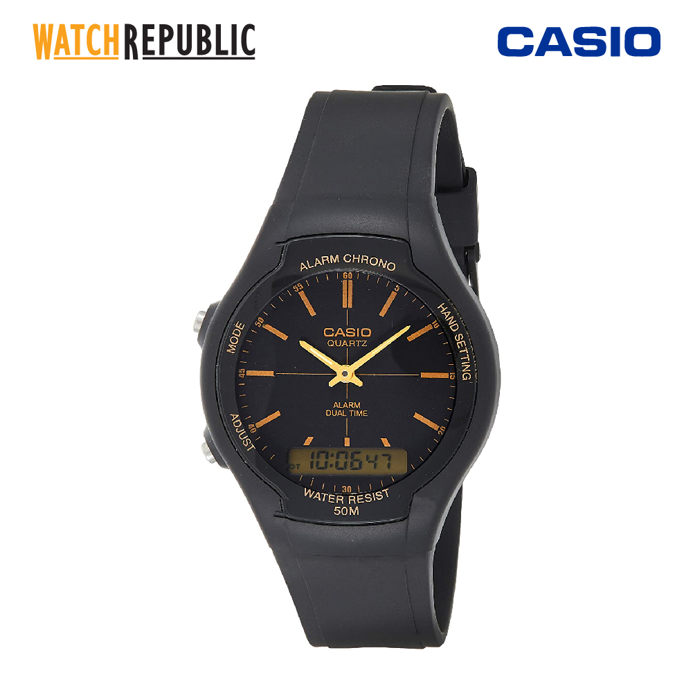 Casio Youth Black Resin Watch For Men CAW-90H-9EVDF | Lazada PH