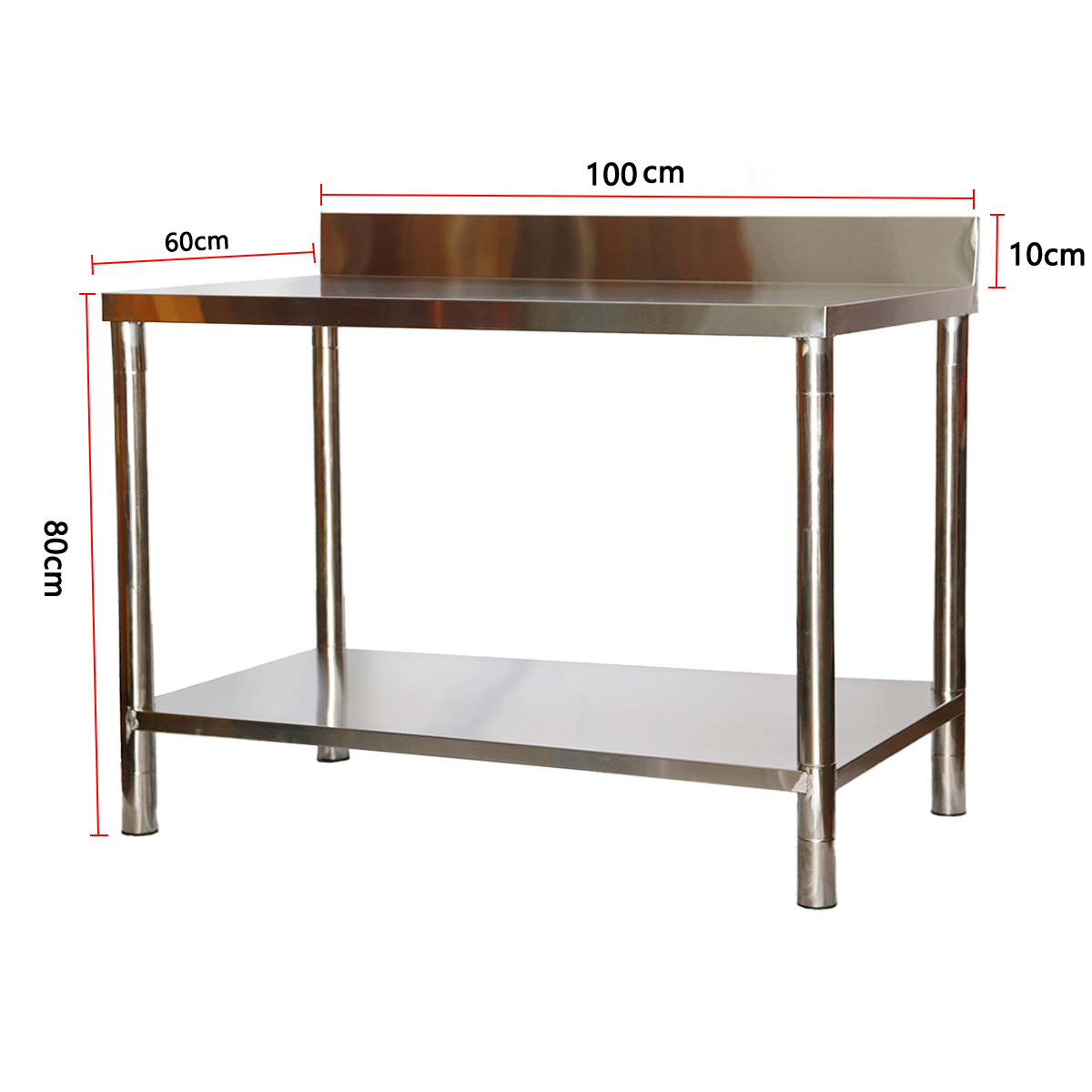 HEJI Stainless Kitchen Table Stainless Working Table Commercial Kitchen ...