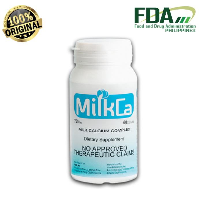 Agriventure Ph MilkCa 60's Capsule 100% Authentic Milk Calcium ...