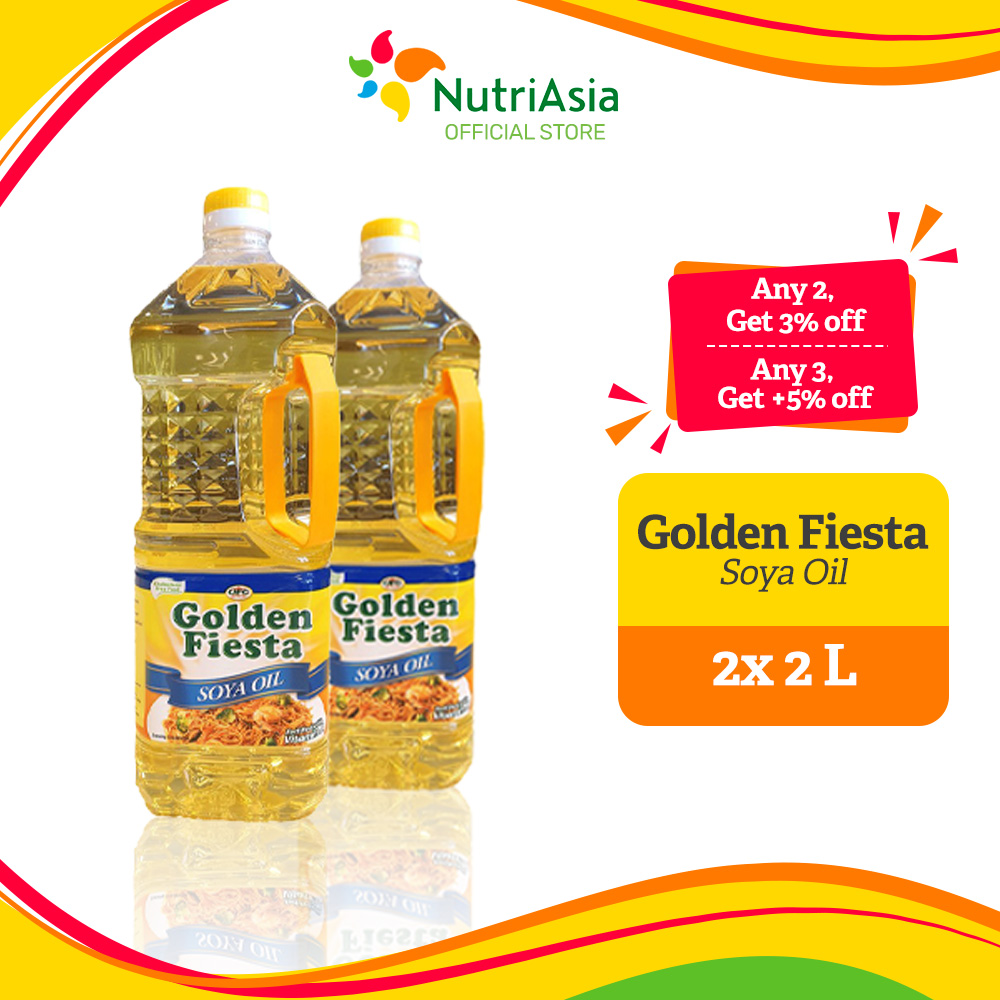 UFC Golden Fiesta Soya Oil 2 L Bundle of 2 | Lazada PH