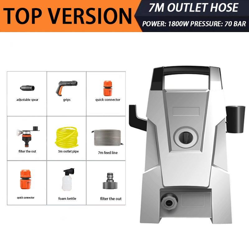 Pressure Washer 3200W Car Washer Machine Power Spray Wash Sprayer Water ...