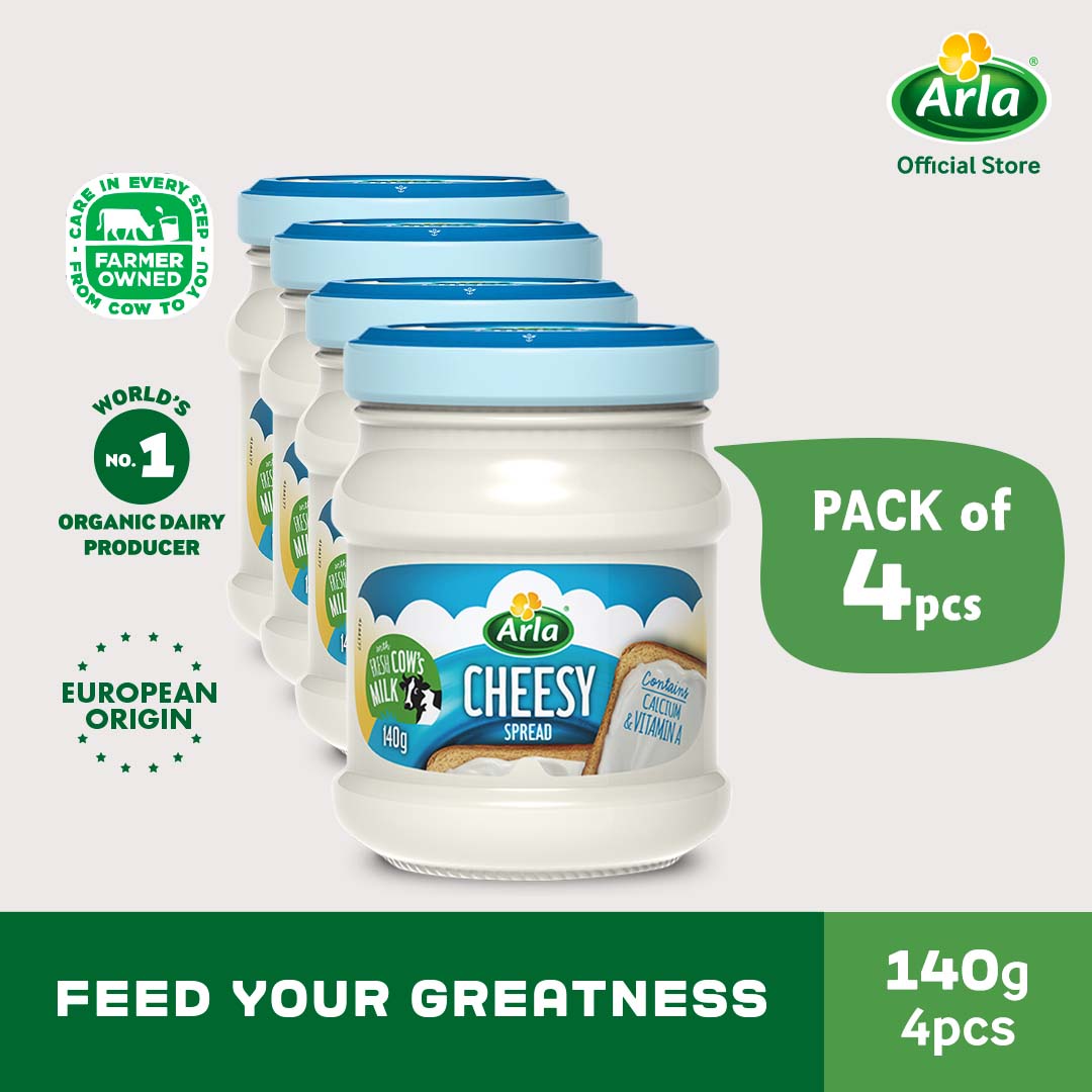 Arla Cheesy Spread 140g 4-Pack | Lazada PH