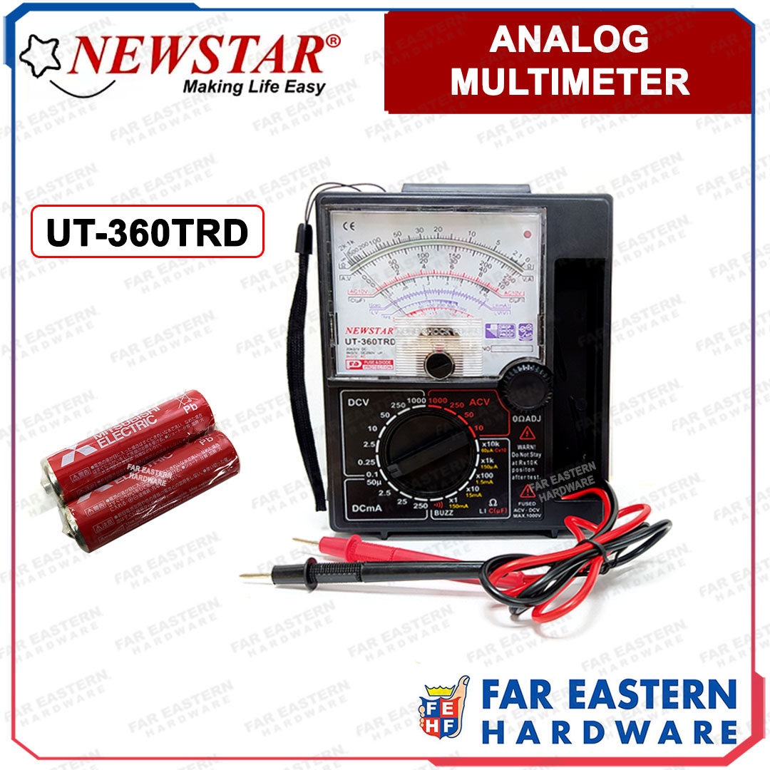 NEWSTAR Analog Multimeter Electrical Tester UT-360TRD | Lazada PH