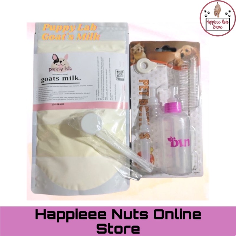 Puppy Lab PuppyLab 200g Milk Powder w/ Bottle Cats,Kittens, Dogs ...