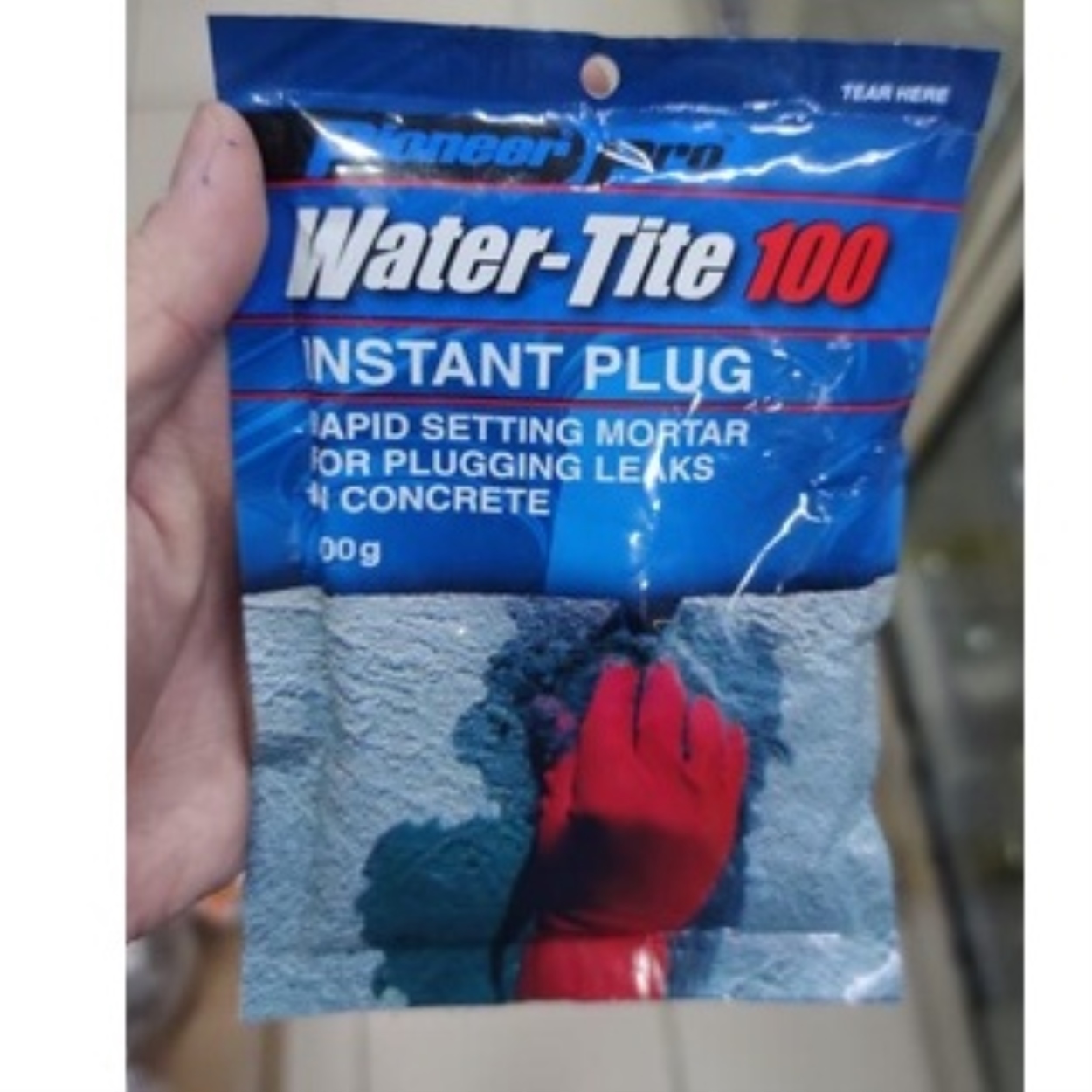 Pioneer Watertite 100 Instant Plug Hydraulic Cement / Rapid Setting ...