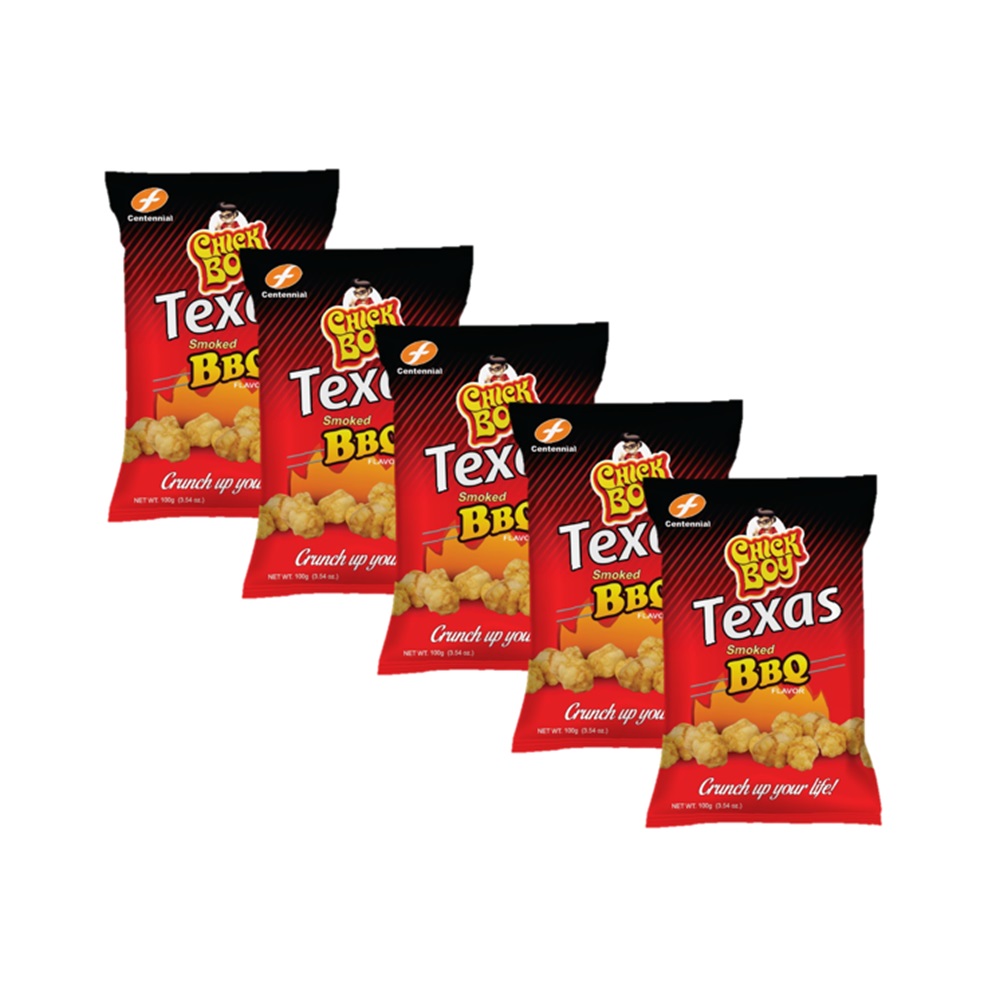 Chickboy Pop-nik Texas Smoked Barbeque Flavor 100g x 5 | Lazada PH
