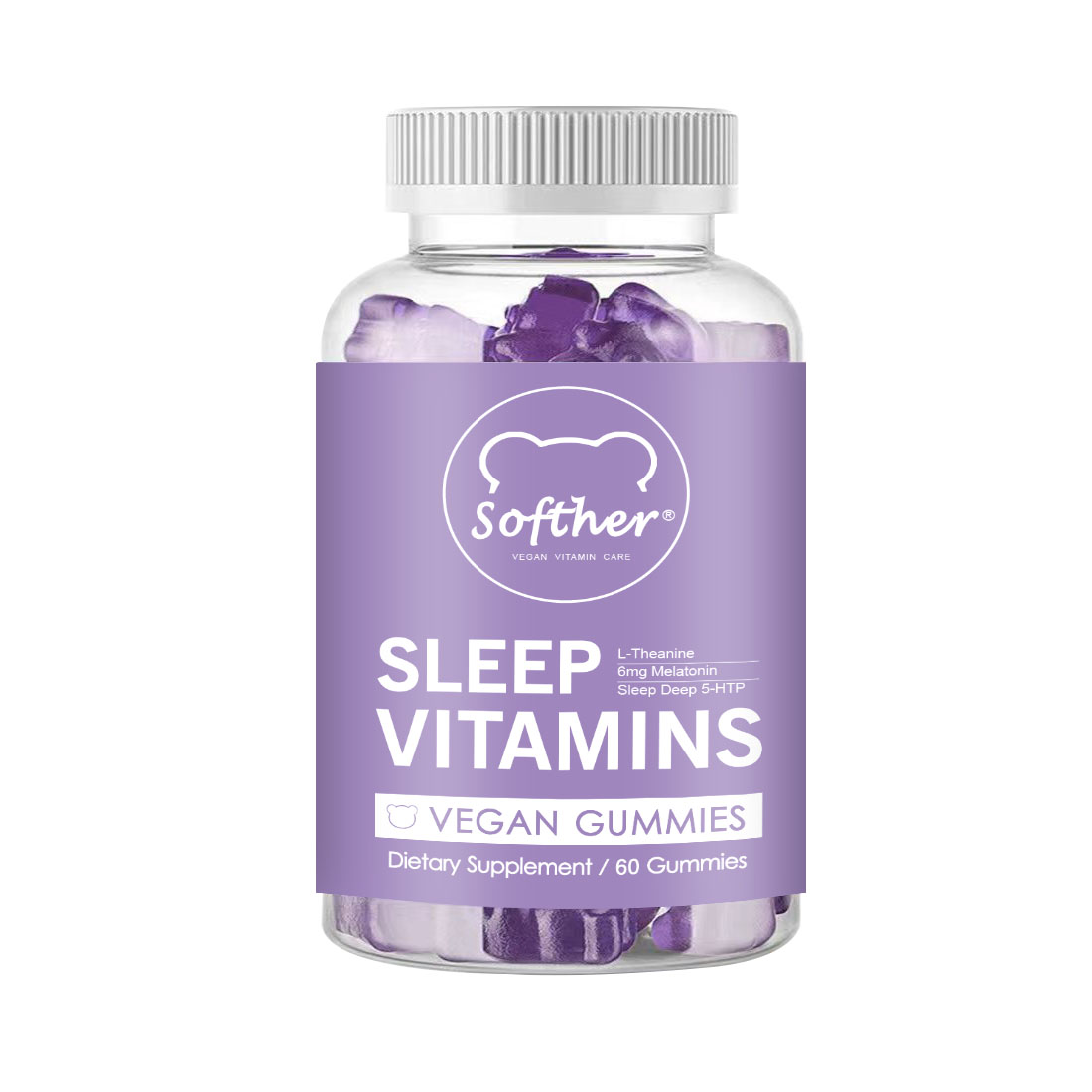 Softher Ashwagandha Gummies Relieve Stress Enhance Immunity Vitamin ...