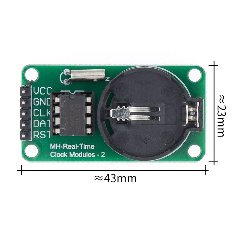 DS1302 real time clock module CR2032 I2C RTC DS1307 AT24C32 Real Time ...