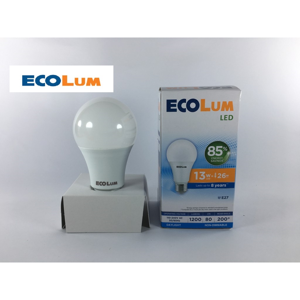 Ecolum LED Bulb 3w 5w 7w 9w 11w 13w (Daylight) | Lazada PH