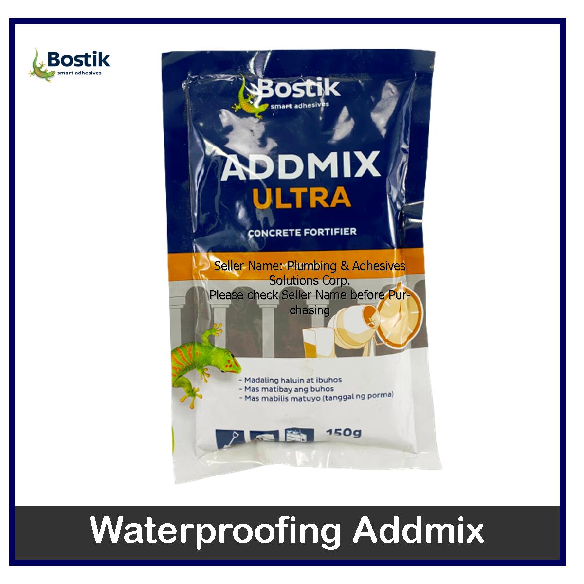 Bostik Admix ULTRA 150g Cement Fortifier Cement Strengthener Fast Dry ...