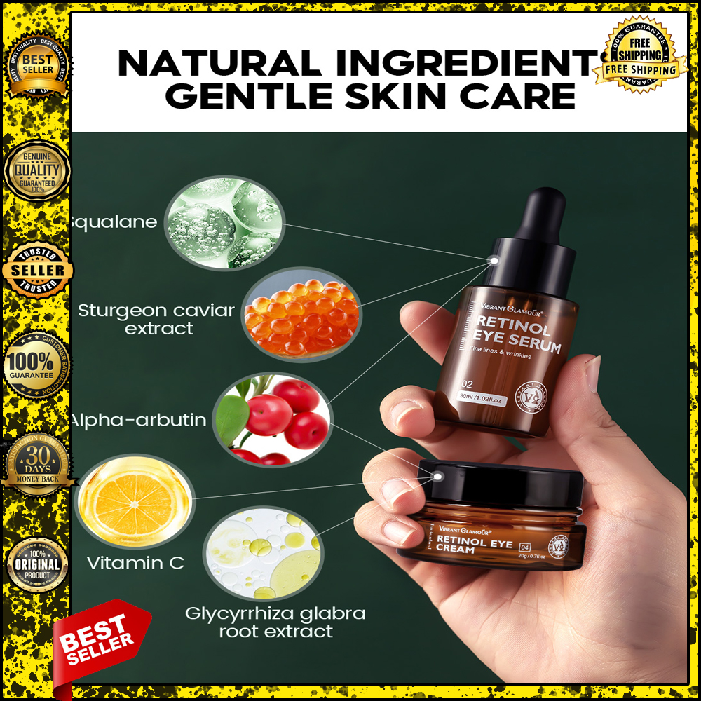 ORIGINAL SET VIBRANT GLAMOUR RETINOL CREAM ORIGINAL RETINOL SERUM ...