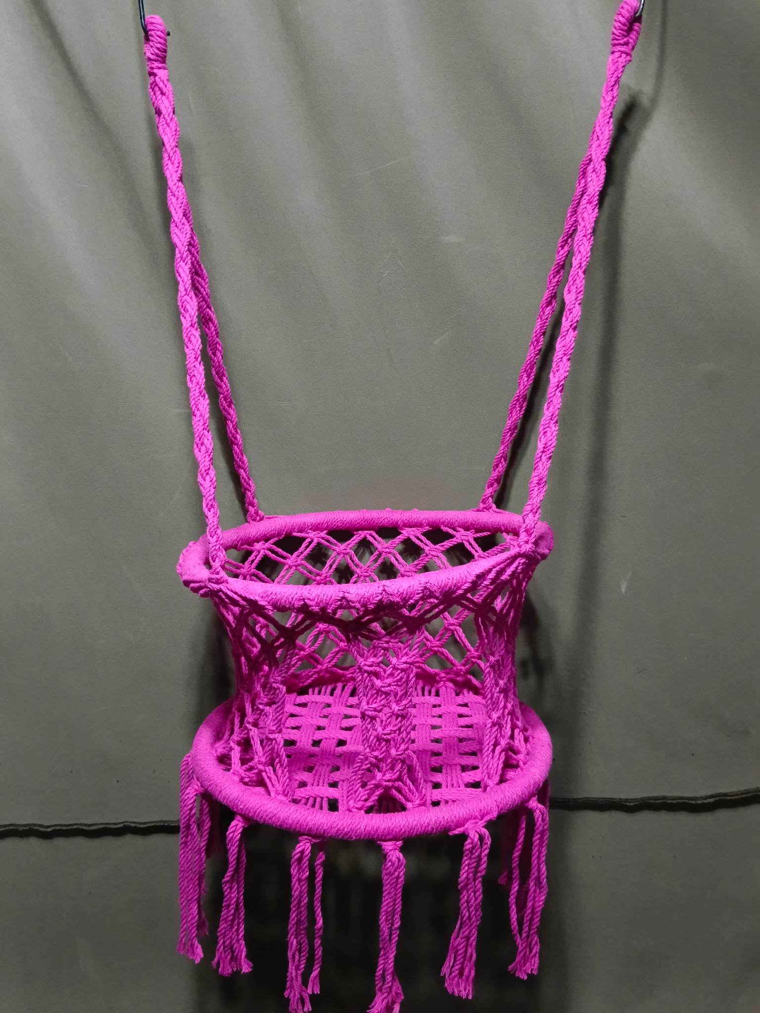classy hammock Cotton Netted Rope Hanging Swing Chair for Adults & Kids ...