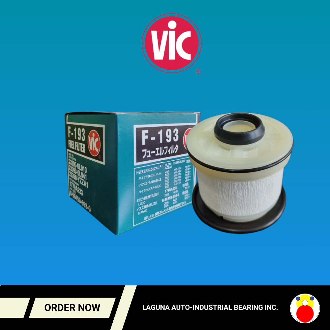 VIC F-193 Fuel Filter for Toyota Innova 2.5 TD Toyota Fortuner 2.5 TD ...