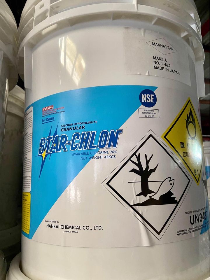 STAR-CHLON Japan 70% Chlorine Granules Calcium Hypochlorite | Lazada PH