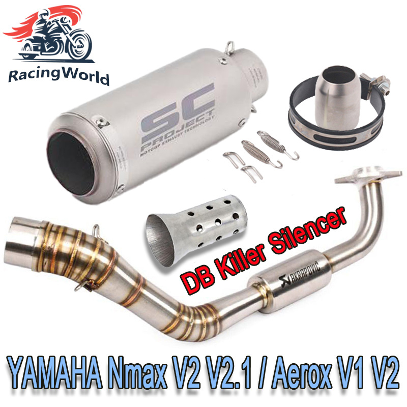 Yamaha NMAX V2 AEROX V1 V2 NVX 155 51MM Big Elbow Complete motorcycle ...