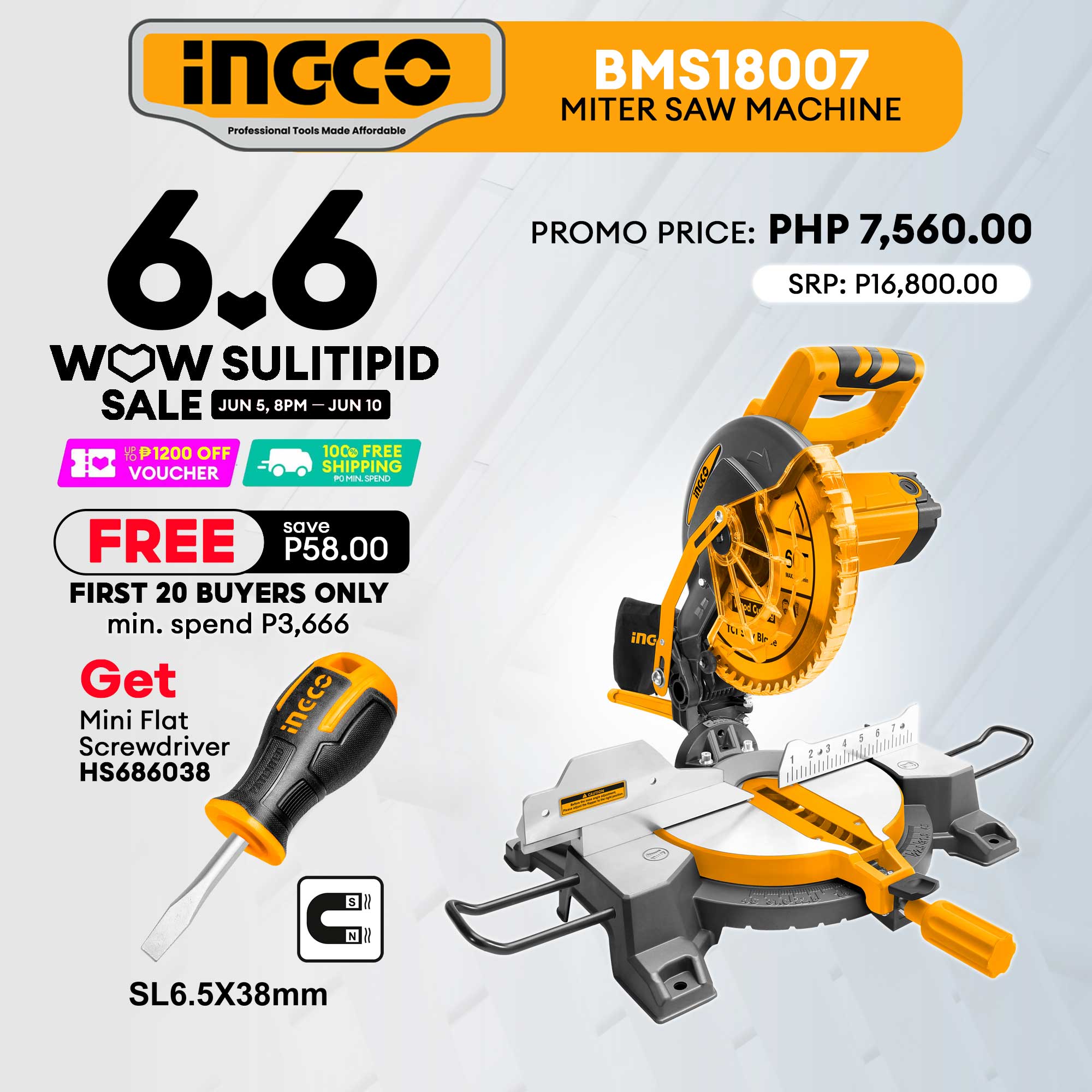 INGCO Mitre Miter Saw Cutting Machine Wood Cutter 10" inches 1800W ...