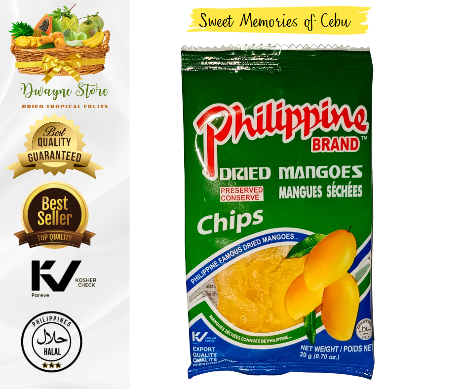 Dried Mango Slice 20g Phil. Brand , CEBU BRAND , ORIGINAL | Lazada PH