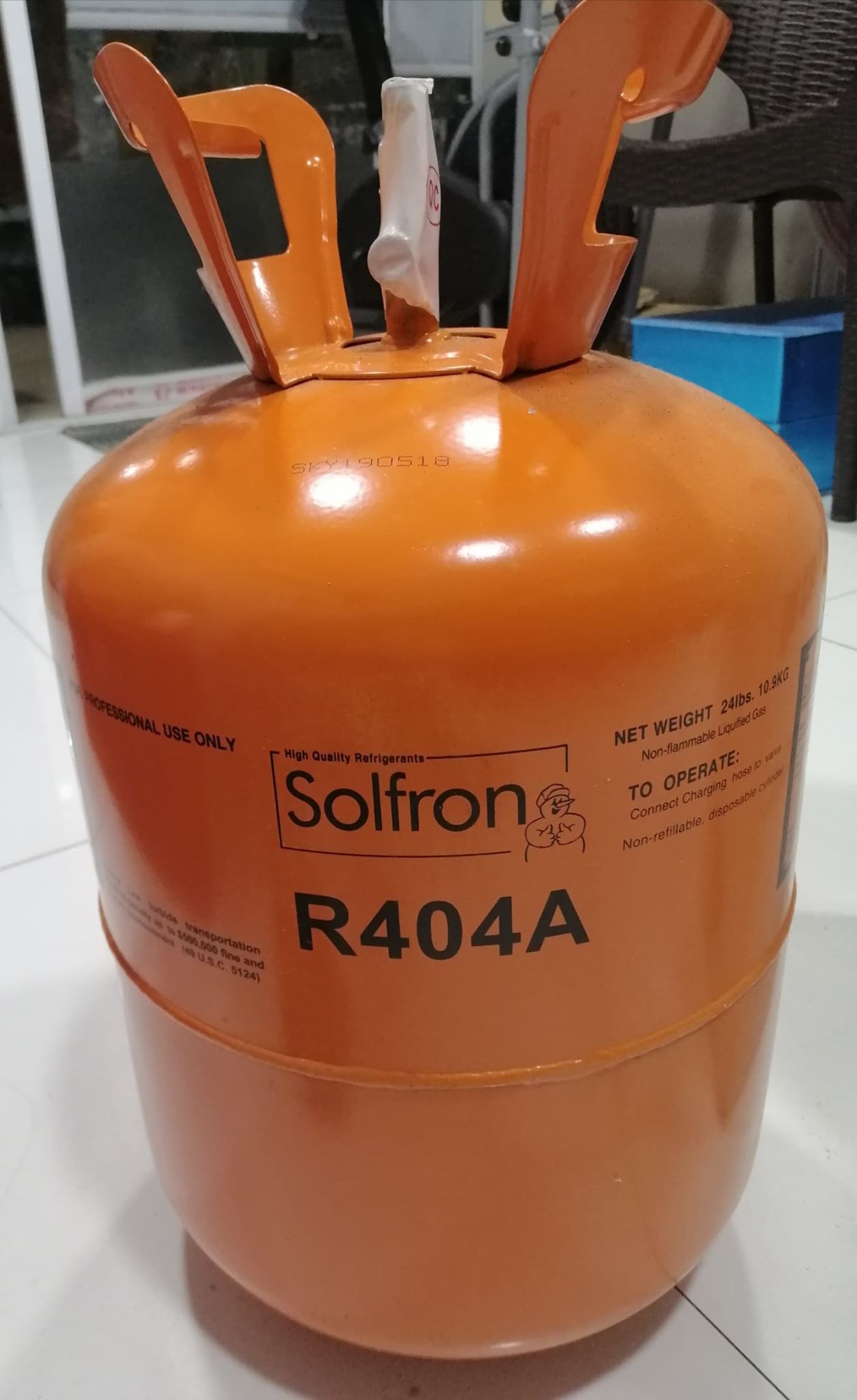 SOLFRON REFRIGERANT r404a (Original Freon) 10.9 kg. | Lazada PH